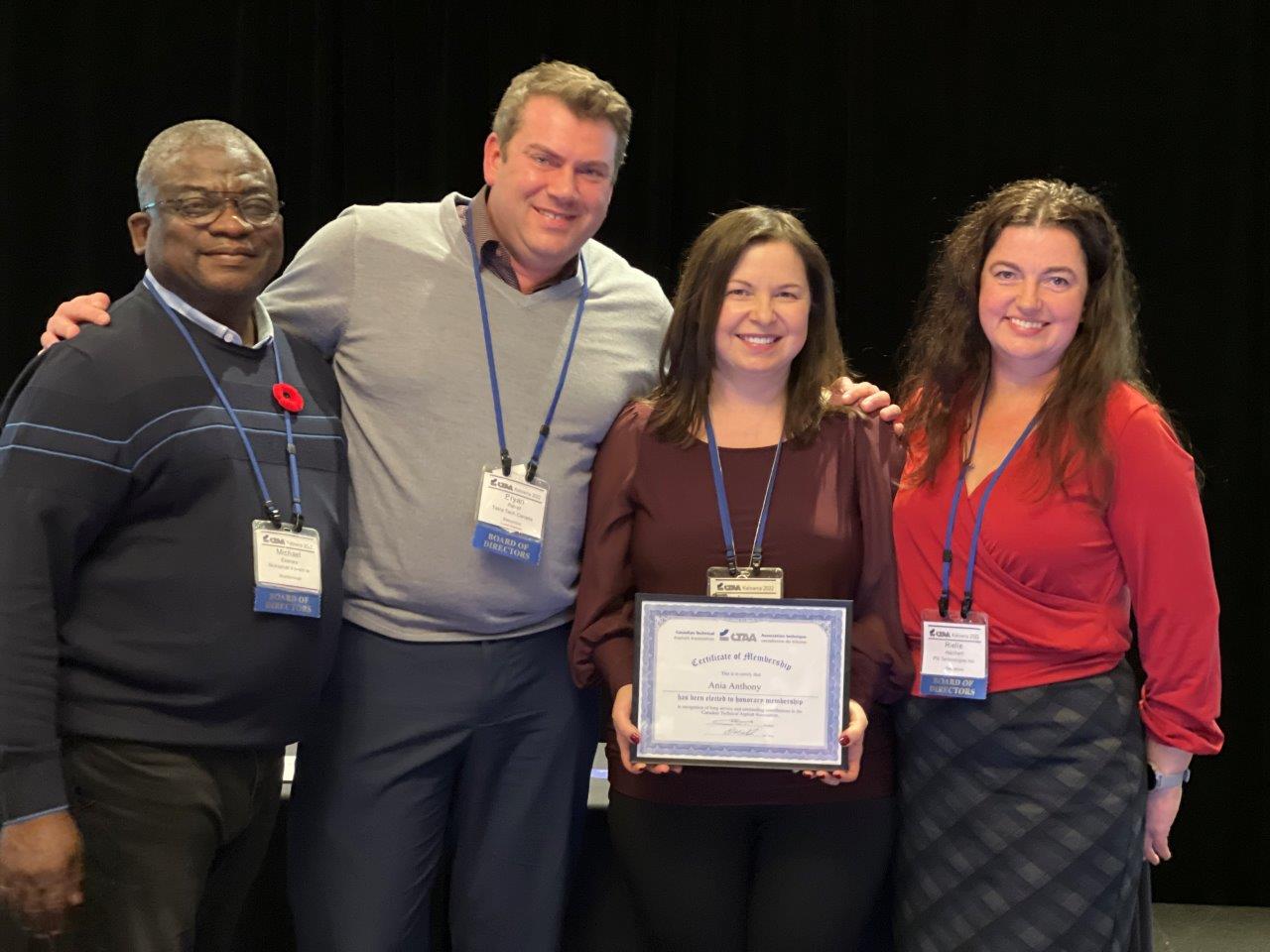 Honorary Member Inductee Ania Anthony